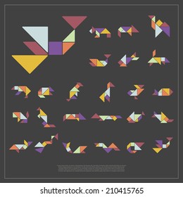 377 Tangram poster Images, Stock Photos & Vectors | Shutterstock