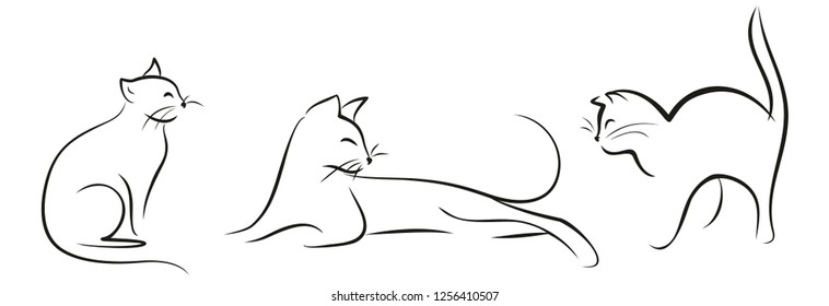 4,415 3 cat Stock Vectors, Images & Vector Art | Shutterstock