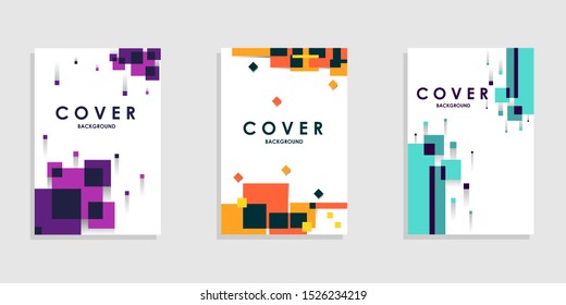 Set Three Modern Cover Design Line Stock Vector (Royalty Free ...
