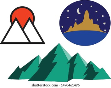 Mountain Icon Stock Vector (Royalty Free) 315212780