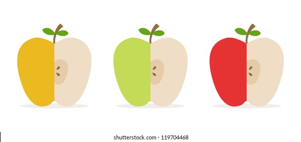 32,445 Apple Slice Icon Images, Stock Photos & Vectors | Shutterstock