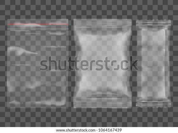 Conjunto de tres bolsas de nylon: vector de stock (libre de regalías ...