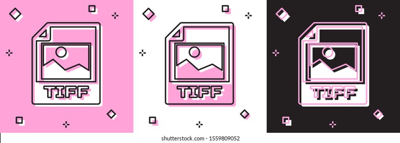 Set Tiff File Document Download Tiff Stock Vector (Royalty Free ...