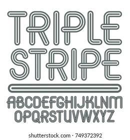 291 Triple stripe font Images, Stock Photos & Vectors | Shutterstock