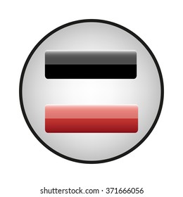Set Two Buttons Website Vector Illustration Stock Vector (Royalty Free ...