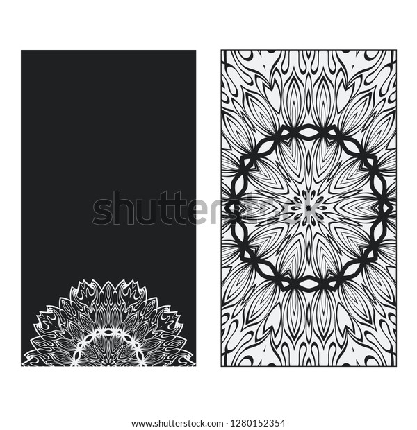 Set Two Indian Country Mandala Ornament Stock Vector (Royalty Free ...