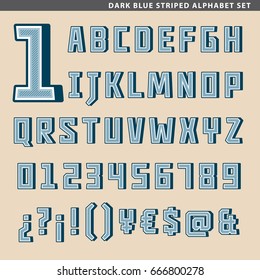 Set Type Characters Letters Numbers Symbols Stock Vector (Royalty Free ...