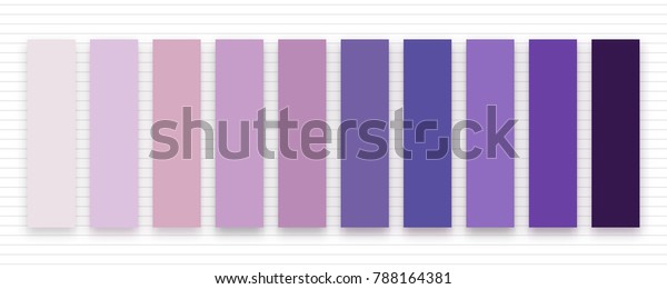 Set Ultra Violet Lavender Swatches Color Stock Vector (Royalty Free ...