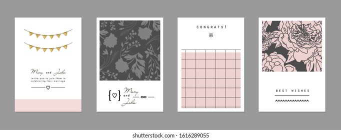Set Universal Trendy Cards Stock Vector (Royalty Free) 1616289055 ...