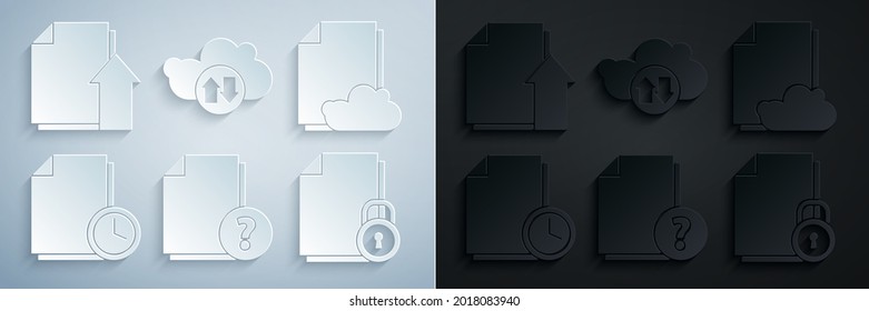 Set Unknown Document Cloud Storage Text Stock Vector (Royalty Free ... Set Unknown Document Cloud Storage Text Stock Vector (Royalty Free ...