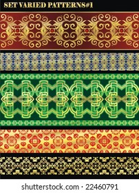 Set Varied Patterns1 Stock Vector (Royalty Free) 22460791 | Shutterstock