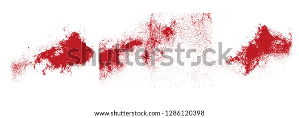 Set Various Blood Paint Splatters Blood: เวกเตอร์สต็อก (ปลอดค่า ...
