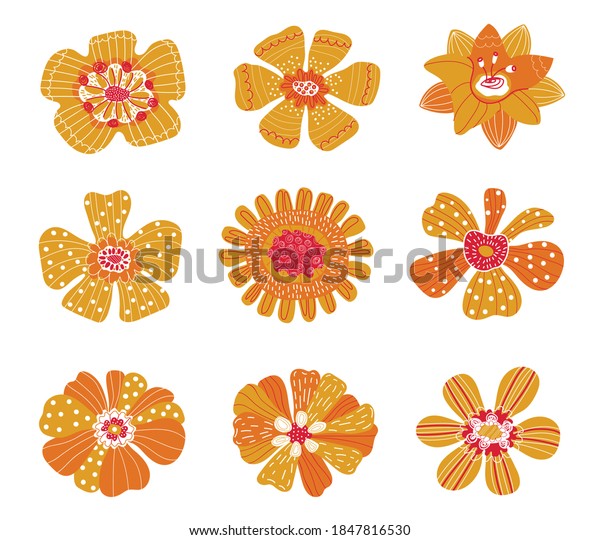 Set Various Colors One Color Scheme Stock Vector (Royalty Free) 1847816530