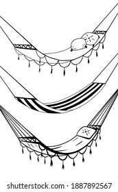 1,401 Hammock sketch Images, Stock Photos & Vectors | Shutterstock