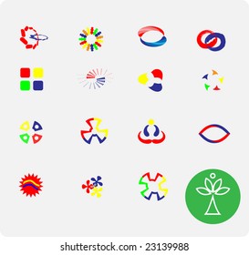 Set Vector Company Symbols 스톡 벡터(로열티 프리) 23139988 | Shutterstock