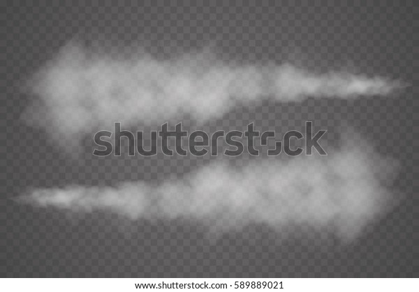 Set Vector Condensation Trails Smoke Stock Vector (Royalty Free ...