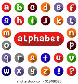 Set Vector Icons Letters English Alphabet 스톡 벡터(로열티 프리) 312488525 ...