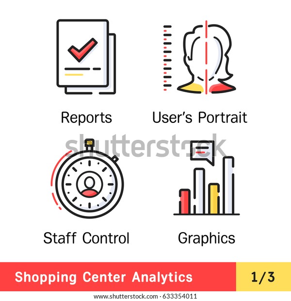 Set Vector Icons Rstat Industry Range Stock Vector (Royalty Free ...