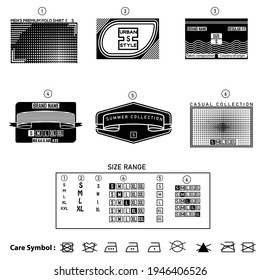 995 Back neck label Images, Stock Photos & Vectors | Shutterstock