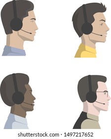 5,680 Headset Side View Images, Stock Photos & Vectors | Shutterstock