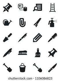 Vector Black Icons Set Arts Stock Vector (Royalty Free) 106811300 ...