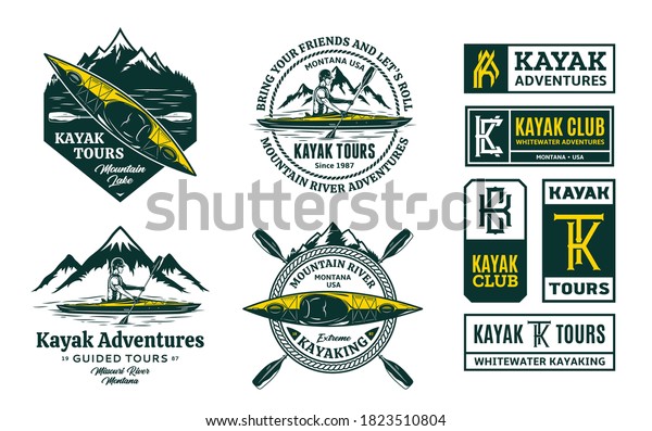 5,996 Kayak Vector Logo Stock Vectors, Images & Vector Art | Shutterstock