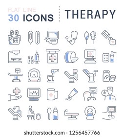 Set Vector Line Icons Therapy Modern: เวกเตอร์สต็อก (ปลอดค่าลิขสิทธิ์ ...
