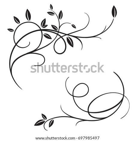 Corner Swirls Clipart | Free download on ClipArtMag