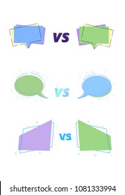 Set Vs Cards Versus Screen Templates Stock Vector (Royalty Free ...