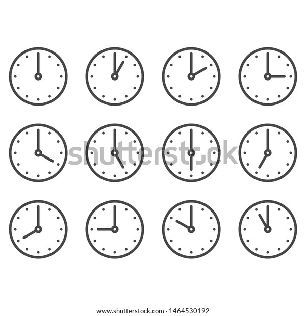 4.531 Half Clock Icon Bilder, Stockfotos und Vektorgrafiken | Shutterstock