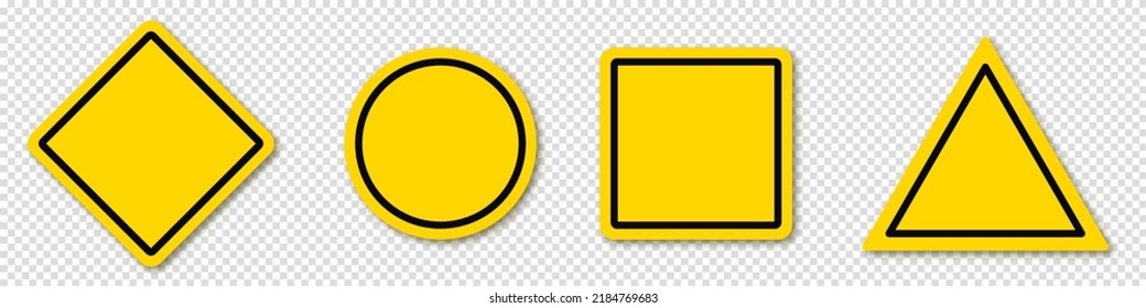 2,290 Yellow Warning Sign Transparent Background Images, Stock Photos ...