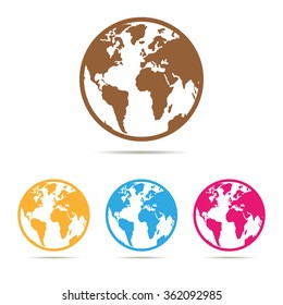 Set Website Icon Color Stock Vector (Royalty Free) 362092985 | Shutterstock