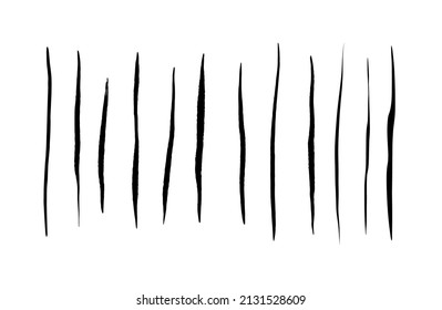 Set Werewolf Cat Beast Scratch Scrape Stock Vector (Royalty Free ...