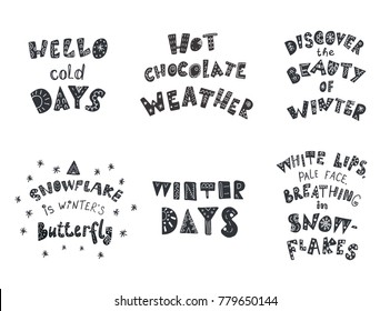 18,009 Winter slogan 图片、库存照片和矢量图 | Shutterstock