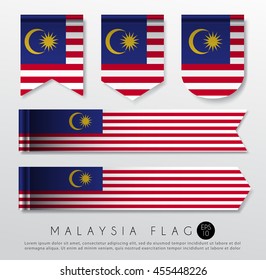 Set World Flag Ribbon Template Vector Stock Vector (Royalty Free) 455448226