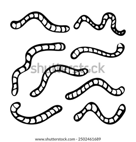 Worm Clipart Black And White | Free download on ClipArtMag