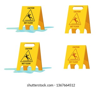 297 Wet floor pool caution sign Images, Stock Photos & Vectors ...
