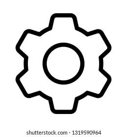 Setting Cog Wheel Tooth Gear Shape Stock Vector (Royalty Free ...