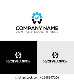 Setting Company Logo Design Template Stock Vector (Royalty Free ...