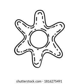 Setting Icon Doodle Hand Drawn Black Stock Vector (Royalty Free ...