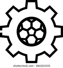 Setting Icon Outline Style Stock Vector (Royalty Free) 1861015192 ...
