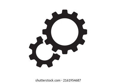 Setting Icon Vector Work Cog Gear Stock Vector (Royalty Free ...