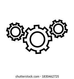 Settings Clip Art Icon Design Vector Stock Vector (Royalty Free ...