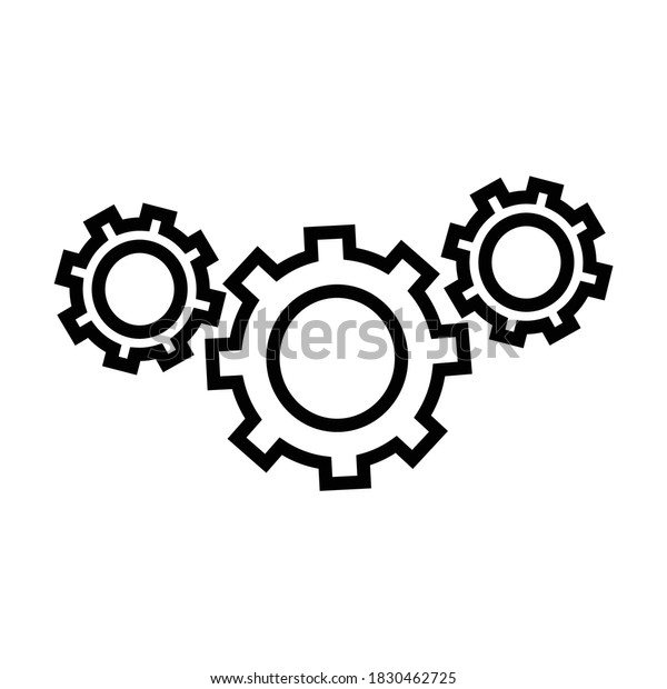 Settings Clip Art Icon Design Vector Stock Vector (Royalty Free ...