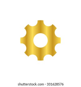 Settings Gold Vector Icon Stock Vector (Royalty Free) 331628576 ...