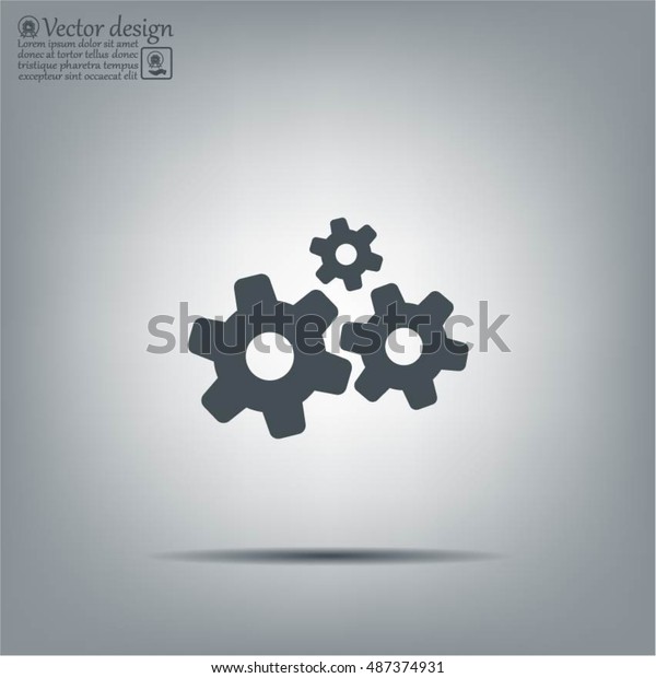 Settings Icon Vetor Stock Vector (Royalty Free) 487374931 Settings Icon Vetor Stock Vector (Royalty Free) 487374931