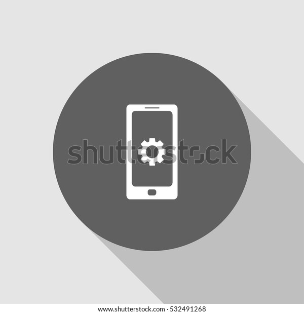 Settings Phone Icon Vector Can Be Stock Vector (Royalty Free) 532491268 ...