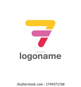 Seven 7 Simple Unique Icon Symbol Stock Vector (Royalty Free ...