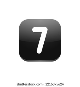 Seven App Icon Stock Vector (Royalty Free) 1216375624 | Shutterstock