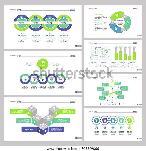 Seven Banking Slide Templates Set Stock Vector (Royalty Free) 706399066 ...